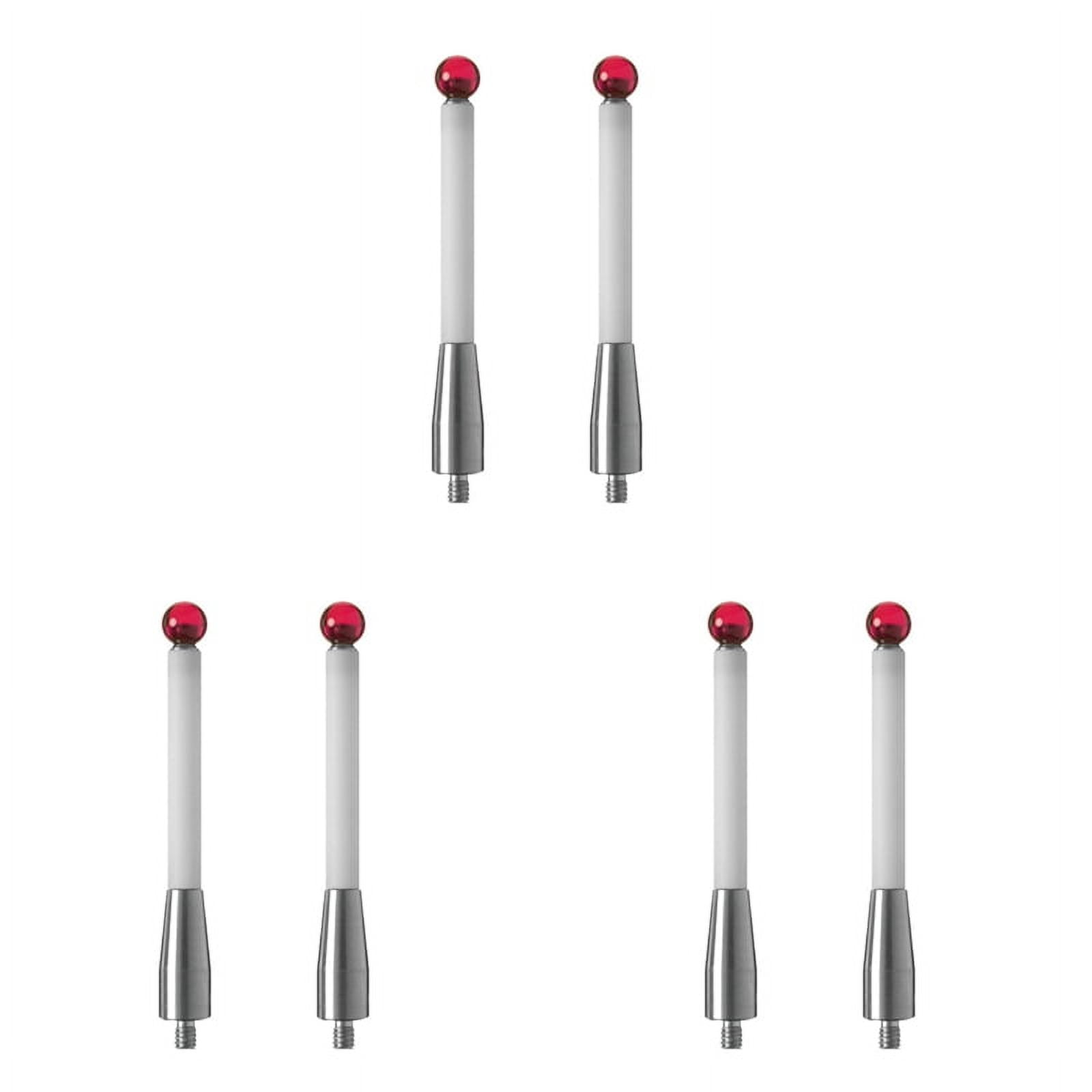 6Pcs CMM Probe Stylus 6mm Tip CMM Contact Probes Ceramic Shafts Probe ...