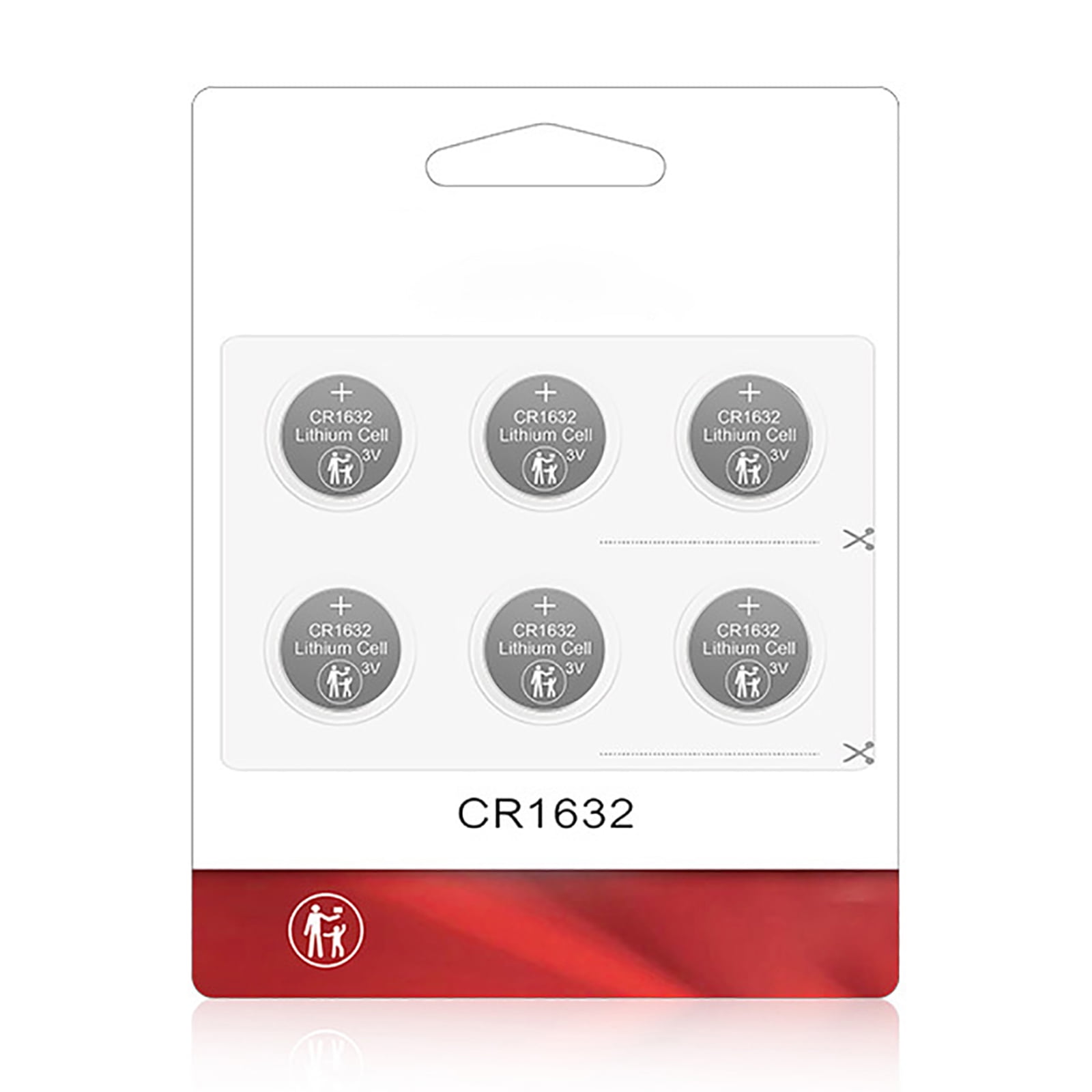 6Pcs CR1632 3V lithiums Batteries Environmental Protections Button for ...