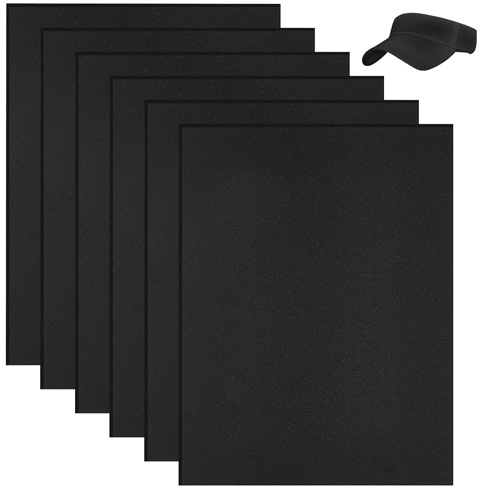 6Pcs Cap Brim Insert Rectangle Baseball Cap Visor Insert Plastic Hat ...