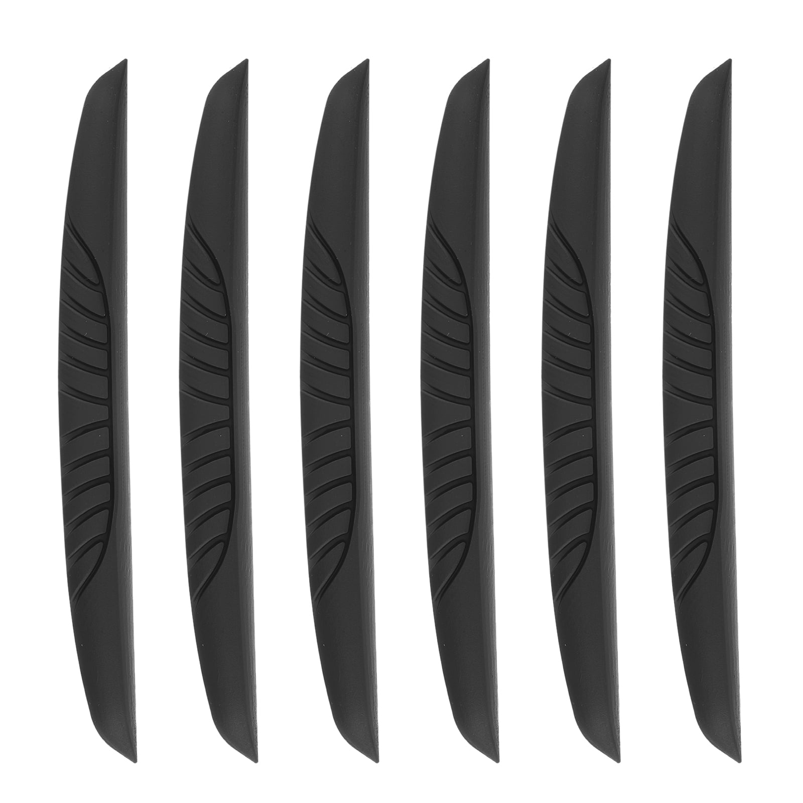 6Pcs Car Door Edge Guards Protectors Side Doors Edge Trim Strip Black ...