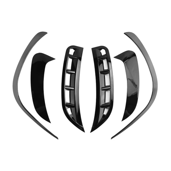 6Pcs Car Front&Rear Bumper Splitter Spoilers Trim for W167 2020 Gloss ...