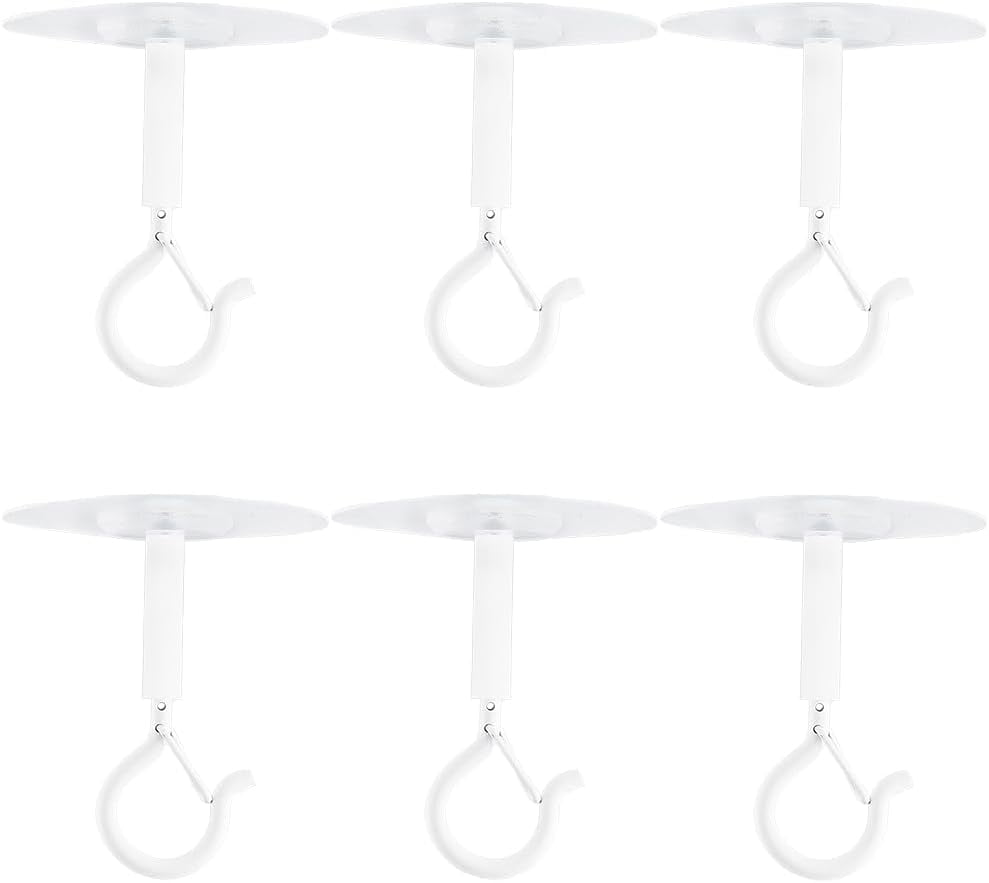 6Pcs Ceiling Mosquito Net Hooks 6cm Bunk Bed Hanger Hook White Super ...