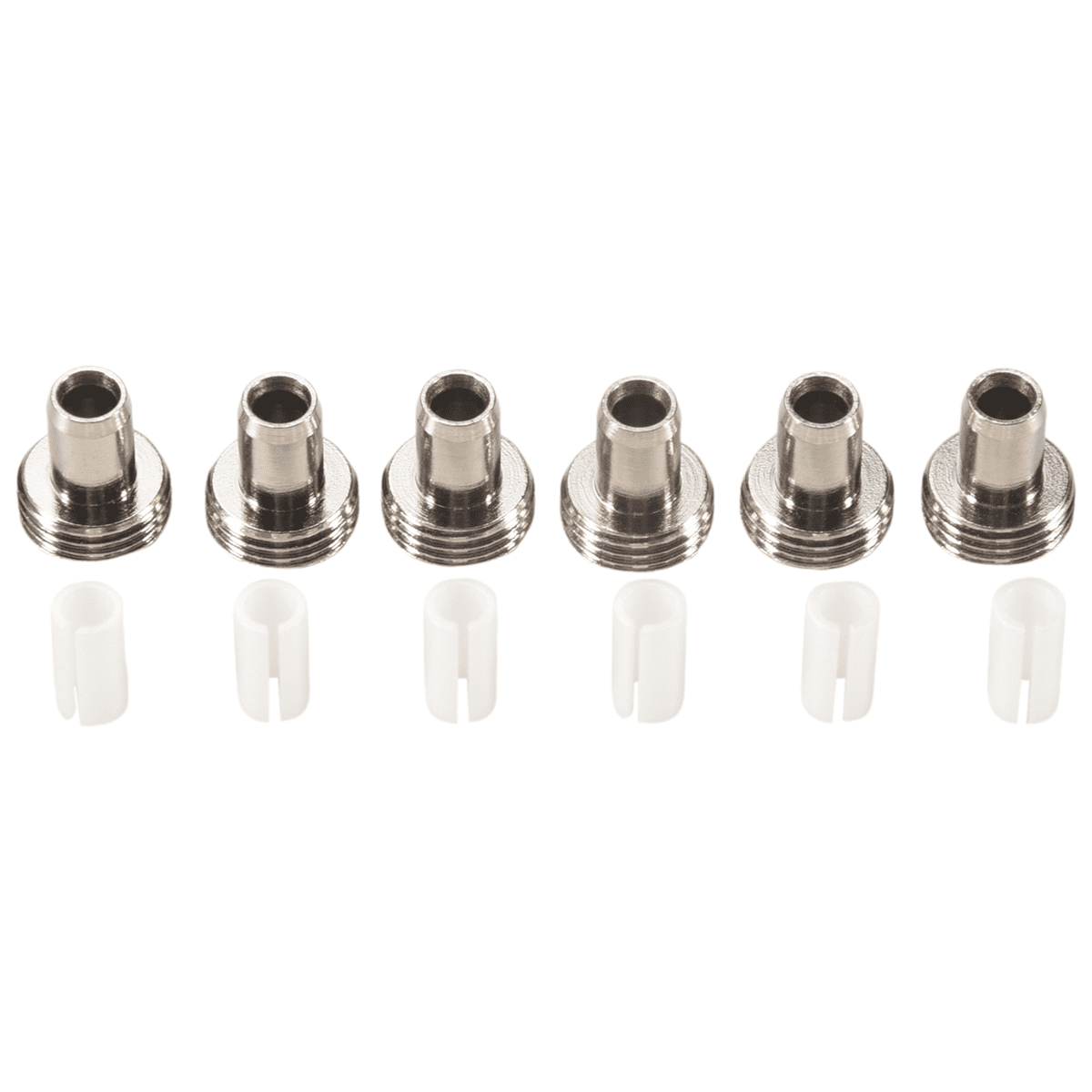 6Pcs Ceramic Tube Sleeves and 6Pcs Metal Head Connector Adapters for ...