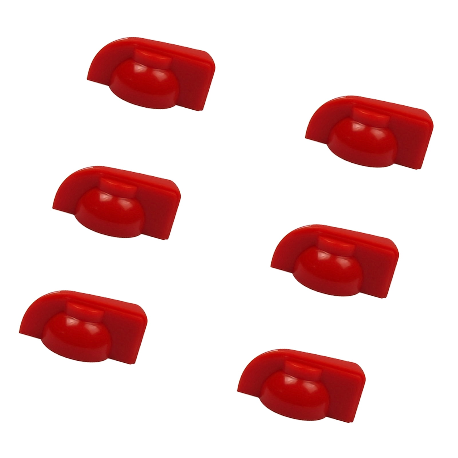 6Pcs Chicken Head Knobs Effects Pedal Amplifier Knobs Plastic Guitar ...