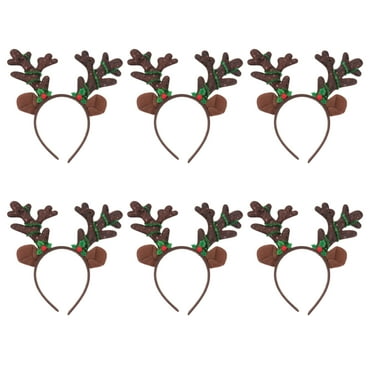 RED REINDEER ANTLERS HEADBAND - Walmart.com