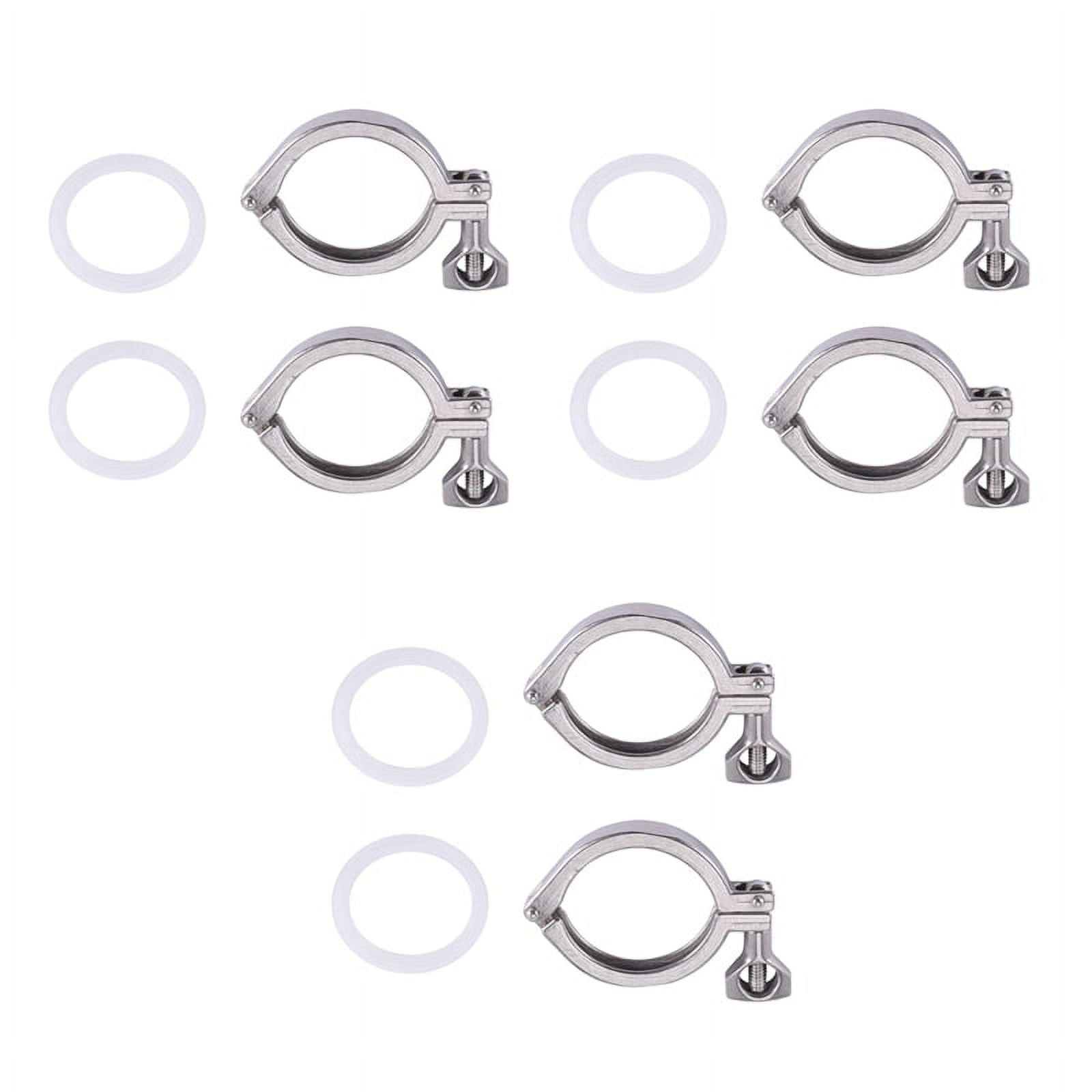 6Pcs -Clamp Steel Single Pin Heavy Duty Clamp with Wing Nut for Ferrule ...