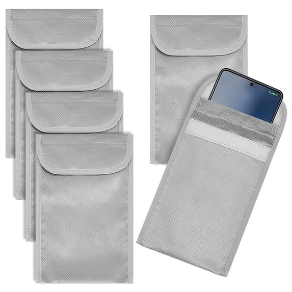 6Pcs Cloth Security Faraday Bags for Key-Fob Protector Anti-tracking ...