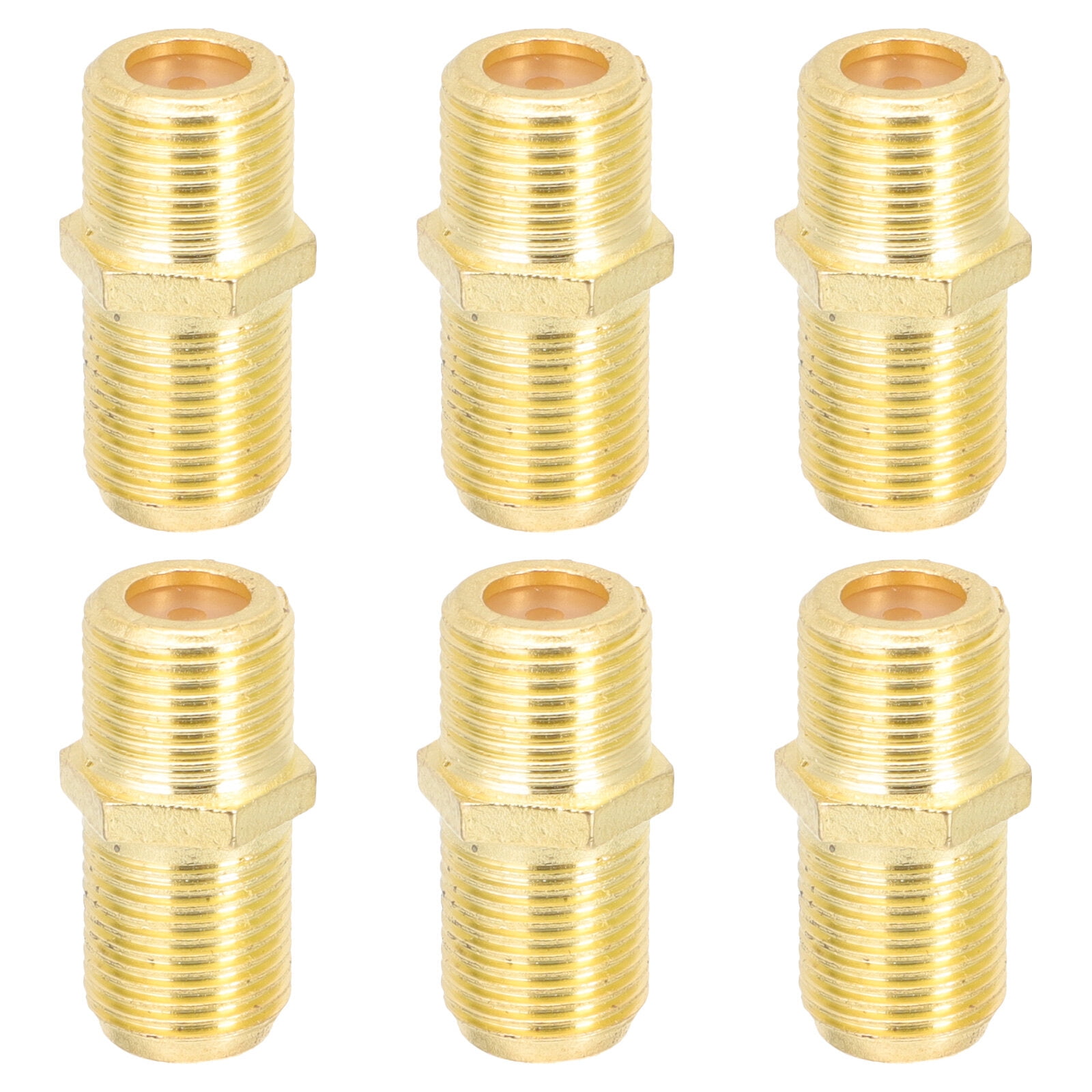 6Pcs Coaxial Cable Connectors F-type Female to Female Coax Cable ...