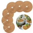 6Pcs Coir Mulch Ring Mat, Coconut Fiber Tree Ring Coco Liner Root ...