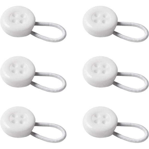 Trianu Collar Extenders 6pcs Shirt Button Elastic Extension for Dress ...