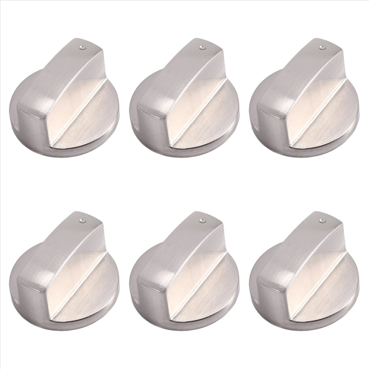 6Pcs Cooker Knobs,6mm Gas Stove Knobs Stove Replacement Metal Knobs ...