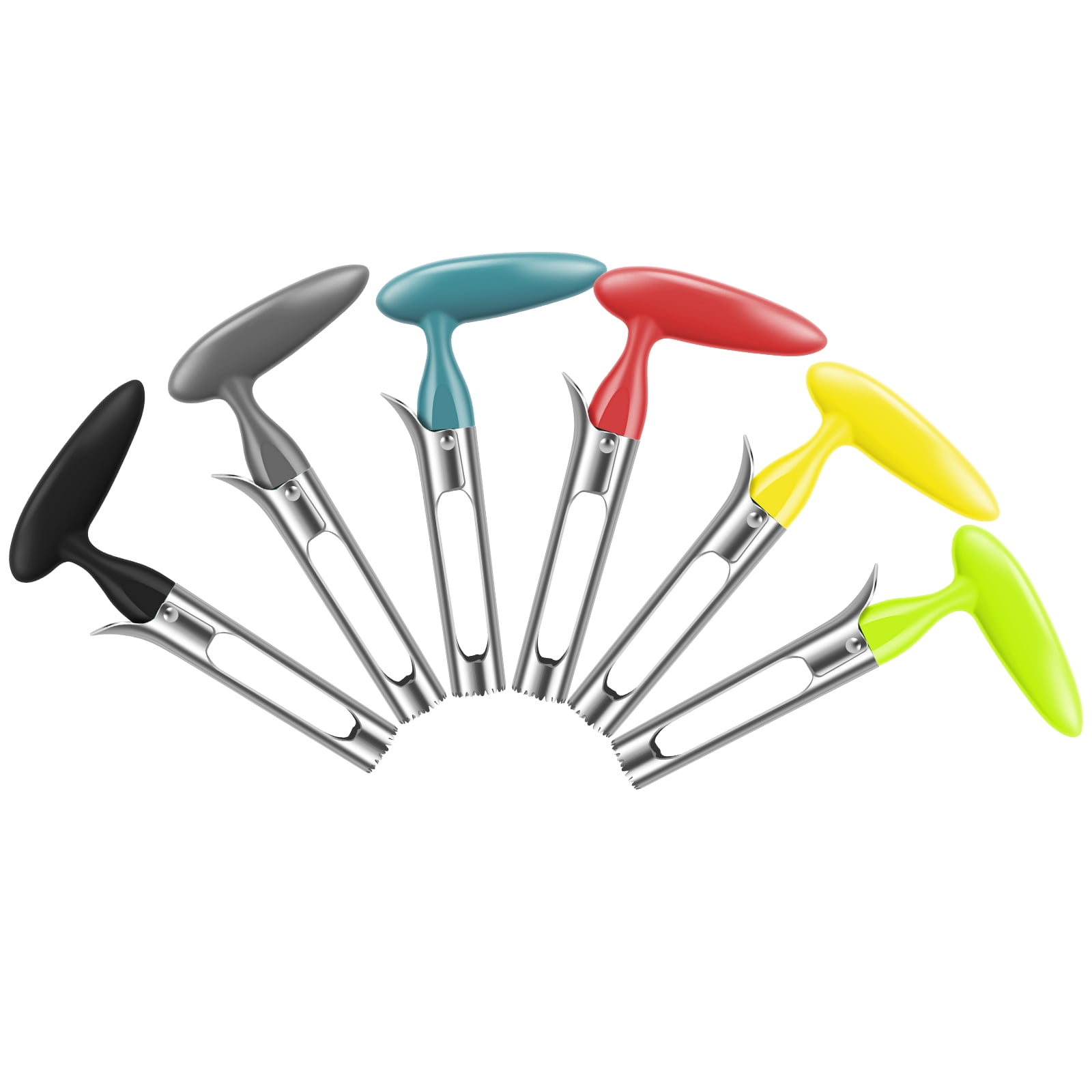 6Pcs Corer Remover Stainless Steel Fruits Corer Tool Efficient Core ...