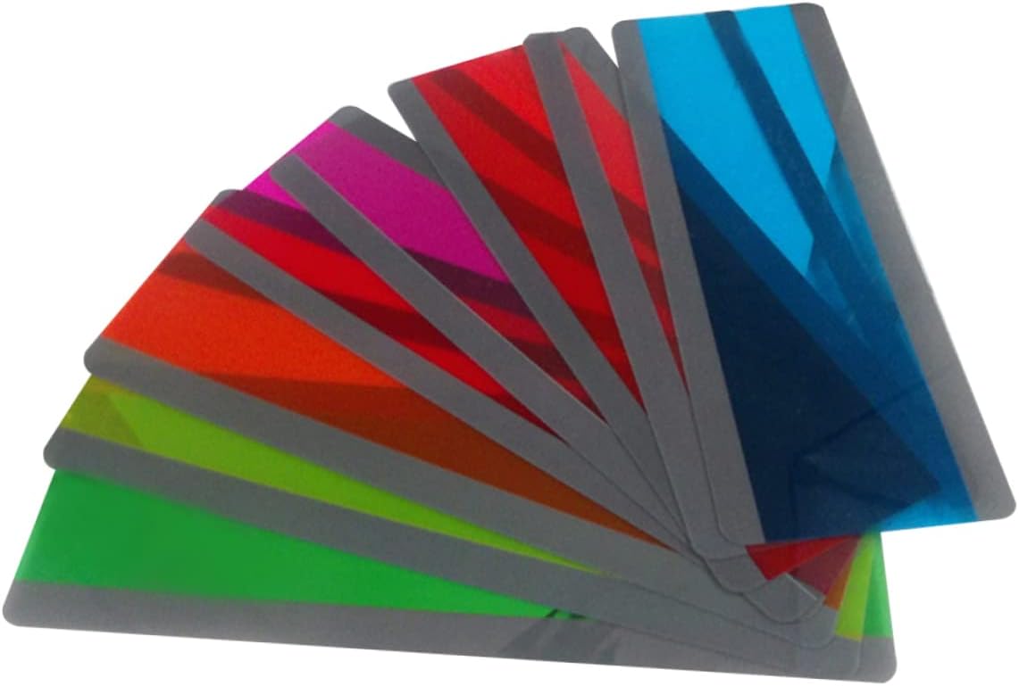 6Pcs Creative Transparent PVC Bookmarks Simple and Bookmarks Bookmarks ...