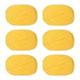 6Pcs Crochet Yarn, Acrylic Soft Yarn 50g/Roll, Knitting Yarn for Hand ...