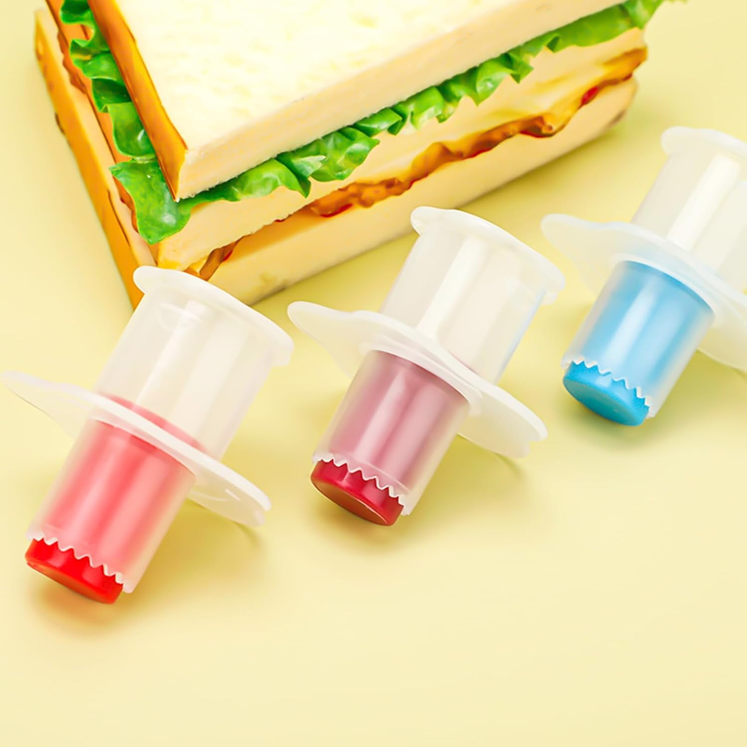 6Pcs Cupcake Corer Tools, Silicone Reusable Plastic Cake Digging Holes ...