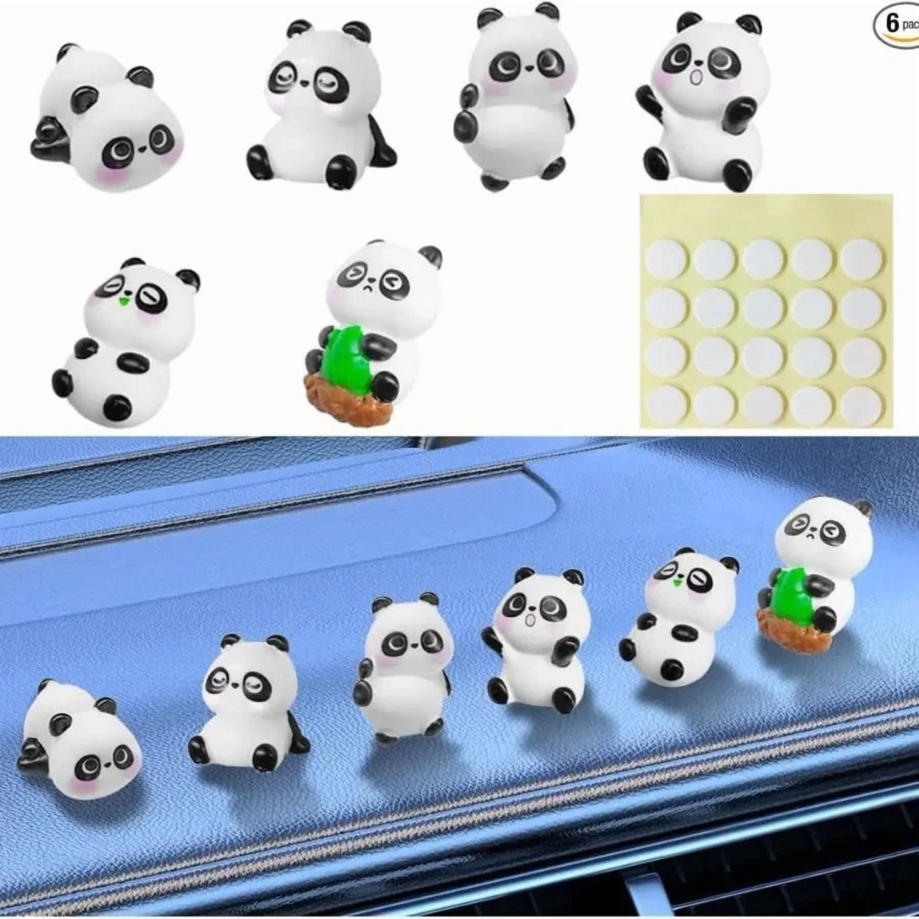 6Pcs Cute Car Dashboard Trim Accessories, Mini Auto Rearview Mirror ...