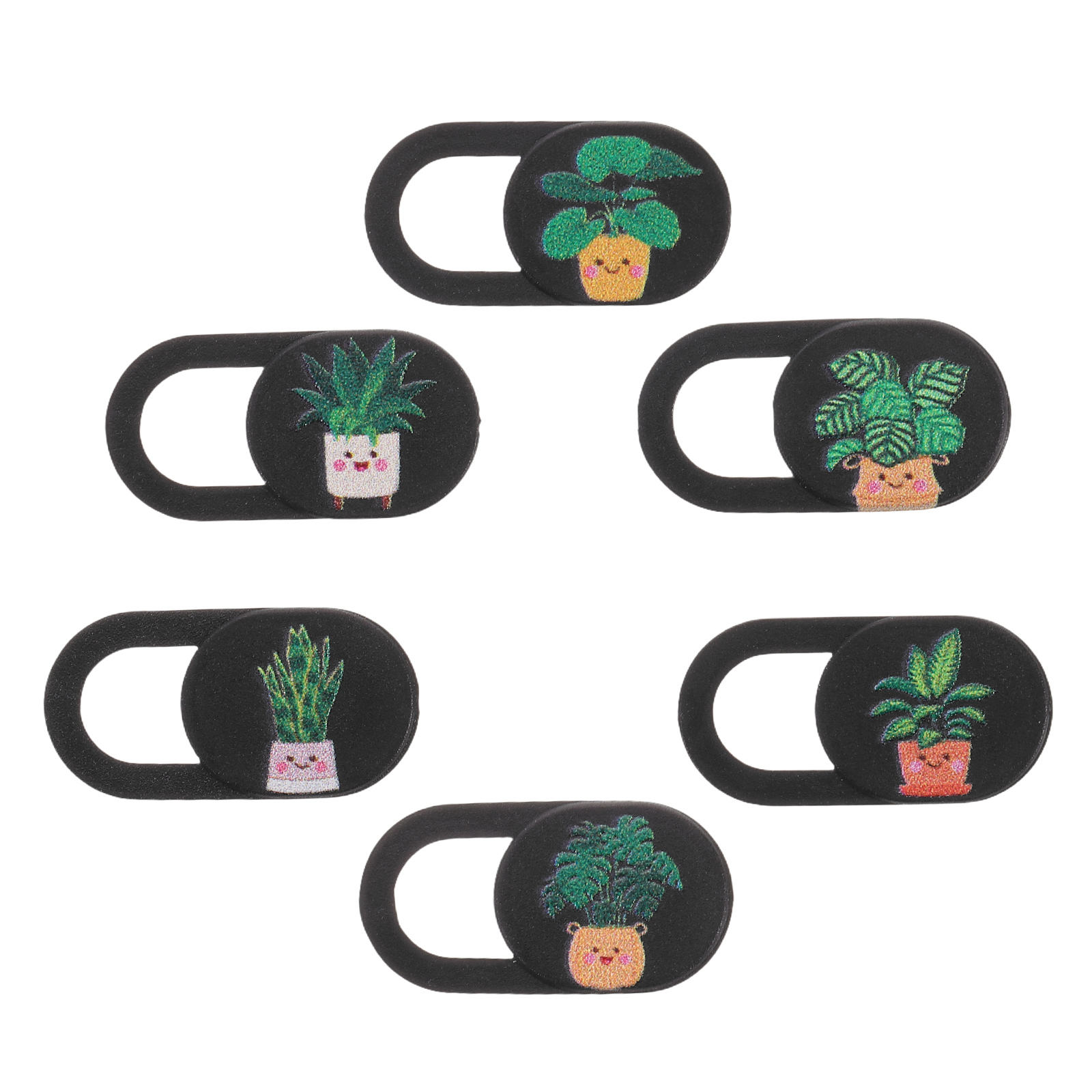 6Pcs Cute Webcam Privacy Cover Slide Camera Cover for Laptop PC Tablet ...