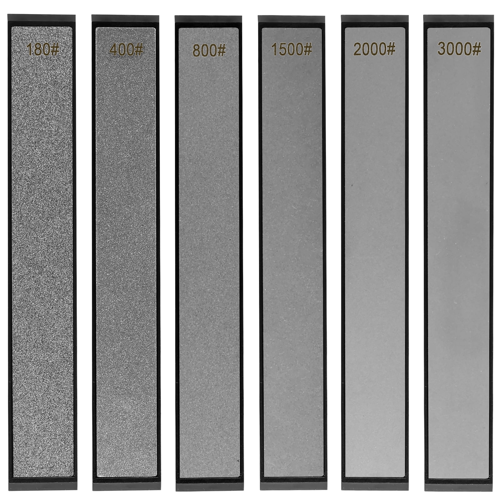 6Pcs Diamond Sharpening Stone Set Sturdy Whetstone Knife Sharpener ...