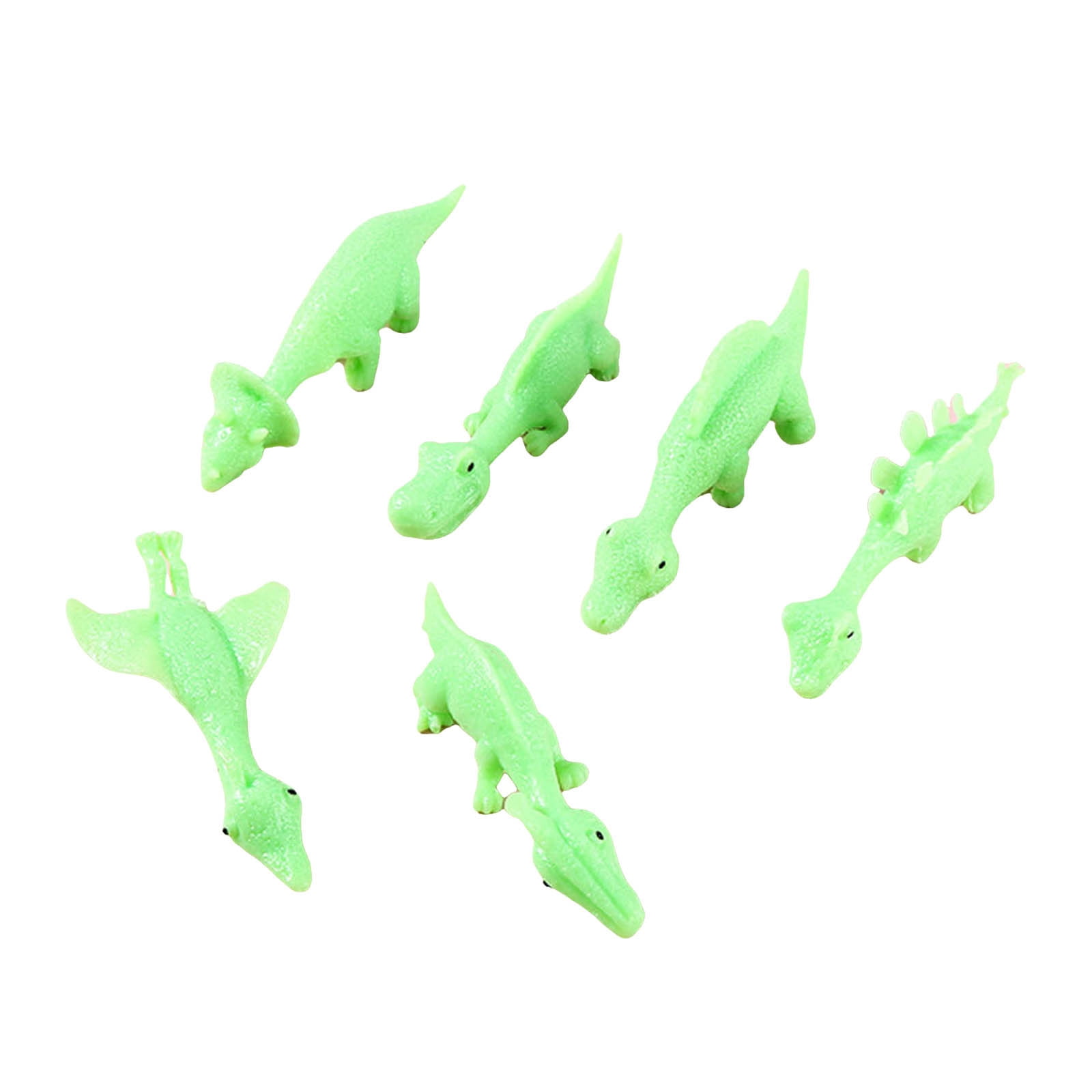 6Pcs Dinosaur Finger Toys Stretchy Finger Flying Dinosaur Toys Funny ...