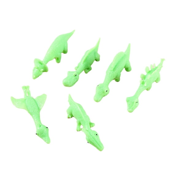 6Pcs Dinosaur Finger Toys Stretchy Finger Flying Dinosaur Toys Funny ...