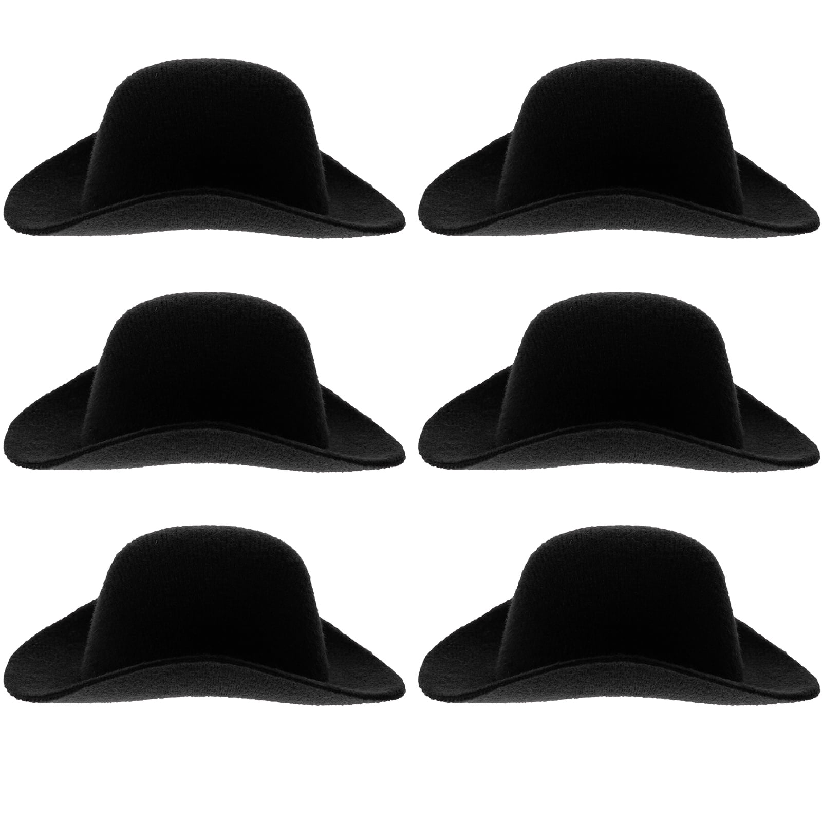 6Pcs Dolls Dress Up Hat Miniature Western Cowgirl Hat Decorative Tiny ...