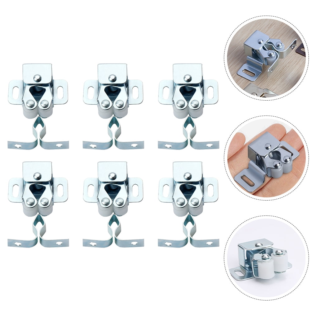 6Pcs Door Ball Catches Metal Door Ball Spring Latches Cabinet Door Ball ...
