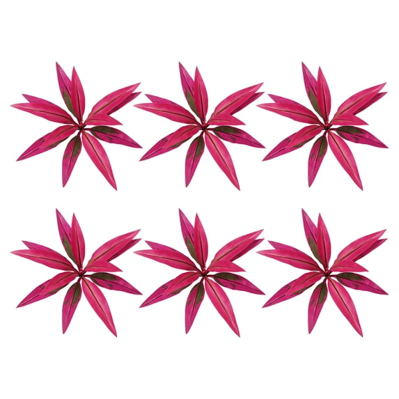 6Pcs Dragon Blood Tree and Eucalyptus Mixed Artificial Flower Branch ...