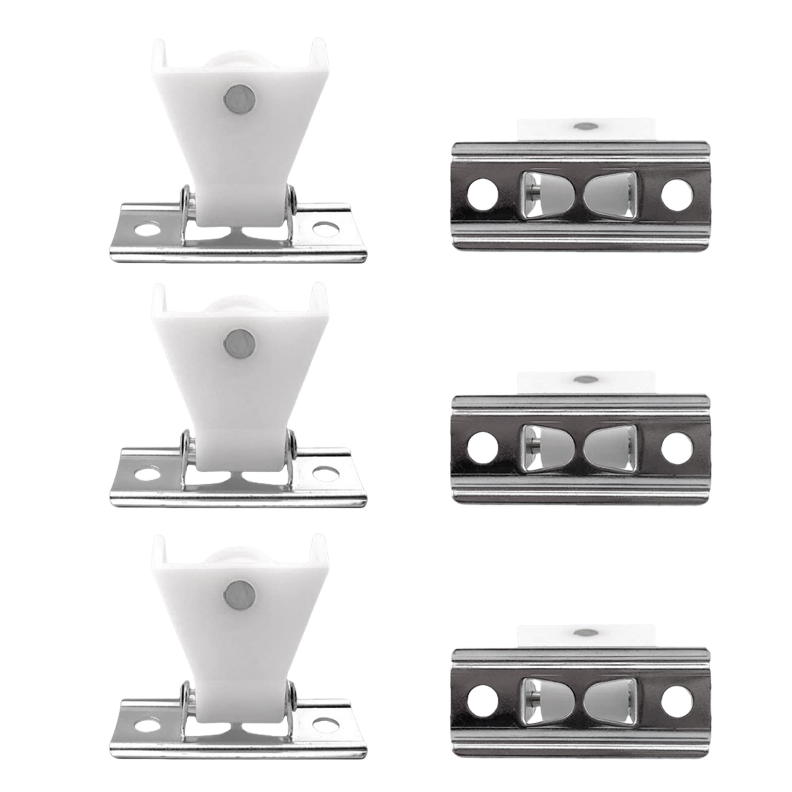 6Pcs Drapery Hardware Cord Pulleys Window Blind Lock for Roman Pleated ...