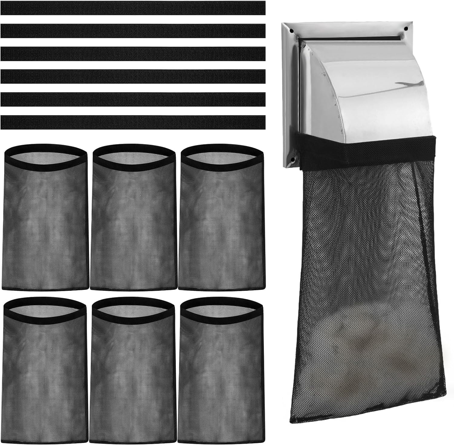 6Pcs Dryer Vent Lint Bag, Lint Trap Catcher for Dryer Vent, Lint Vent ...