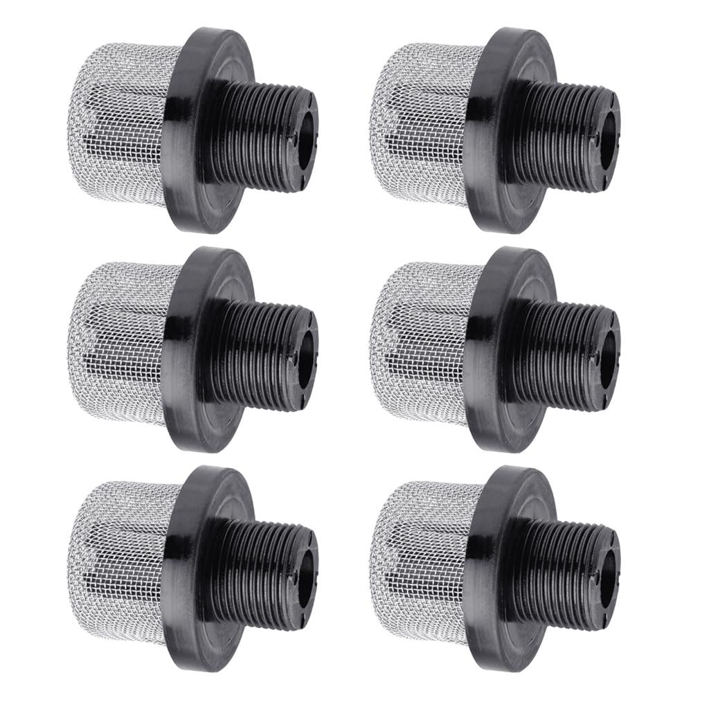 6Pcs Durability Paint Sprayer Inlet Suction Strainers Meshes Debris ...