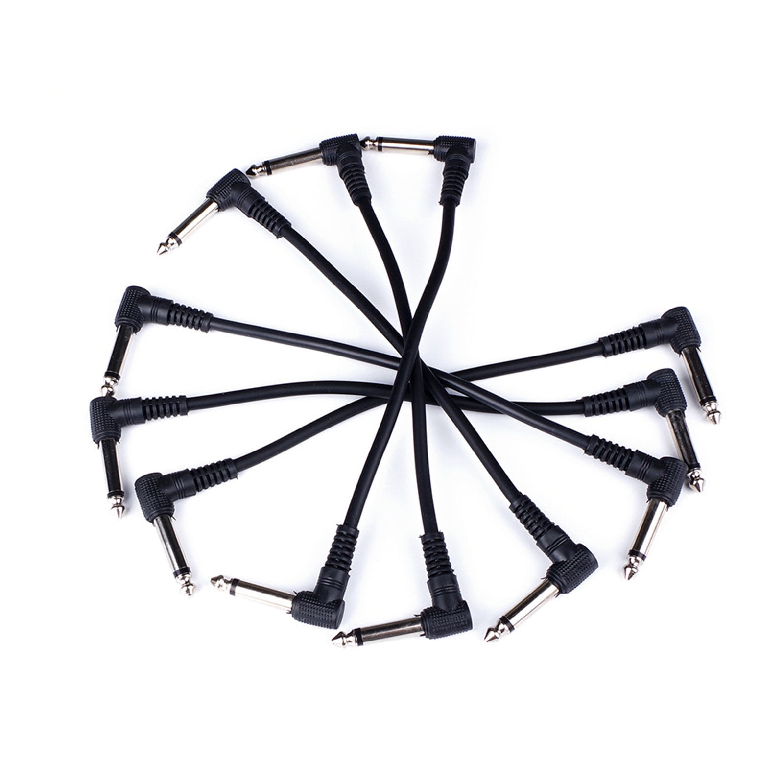 6Pcs Effect Cable Noise Suppression Copper Core Single Channel 6.35mm ...