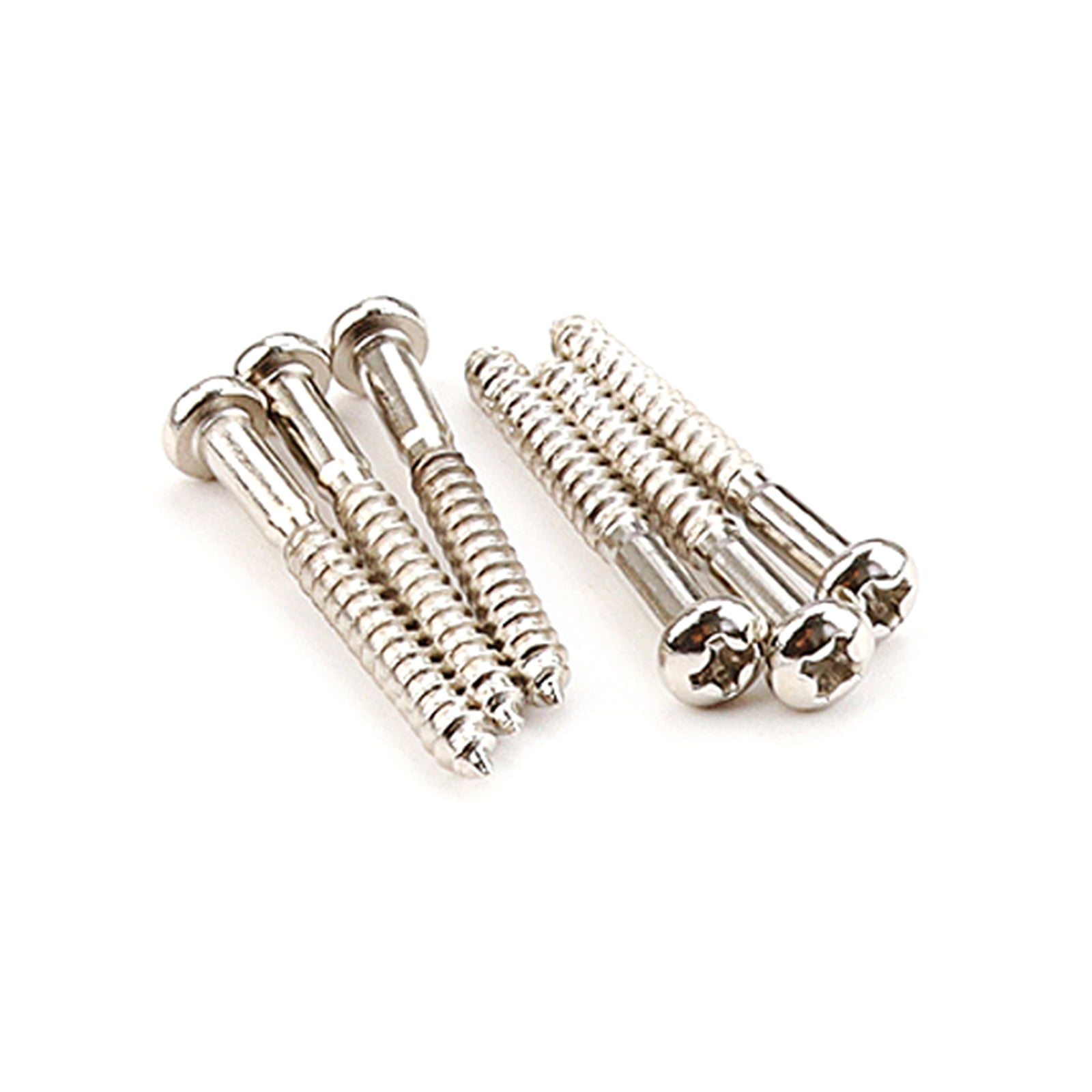 6Pcs Electric Guitar Bass Lock Mounting Screws Round Head Bridge Tail ...