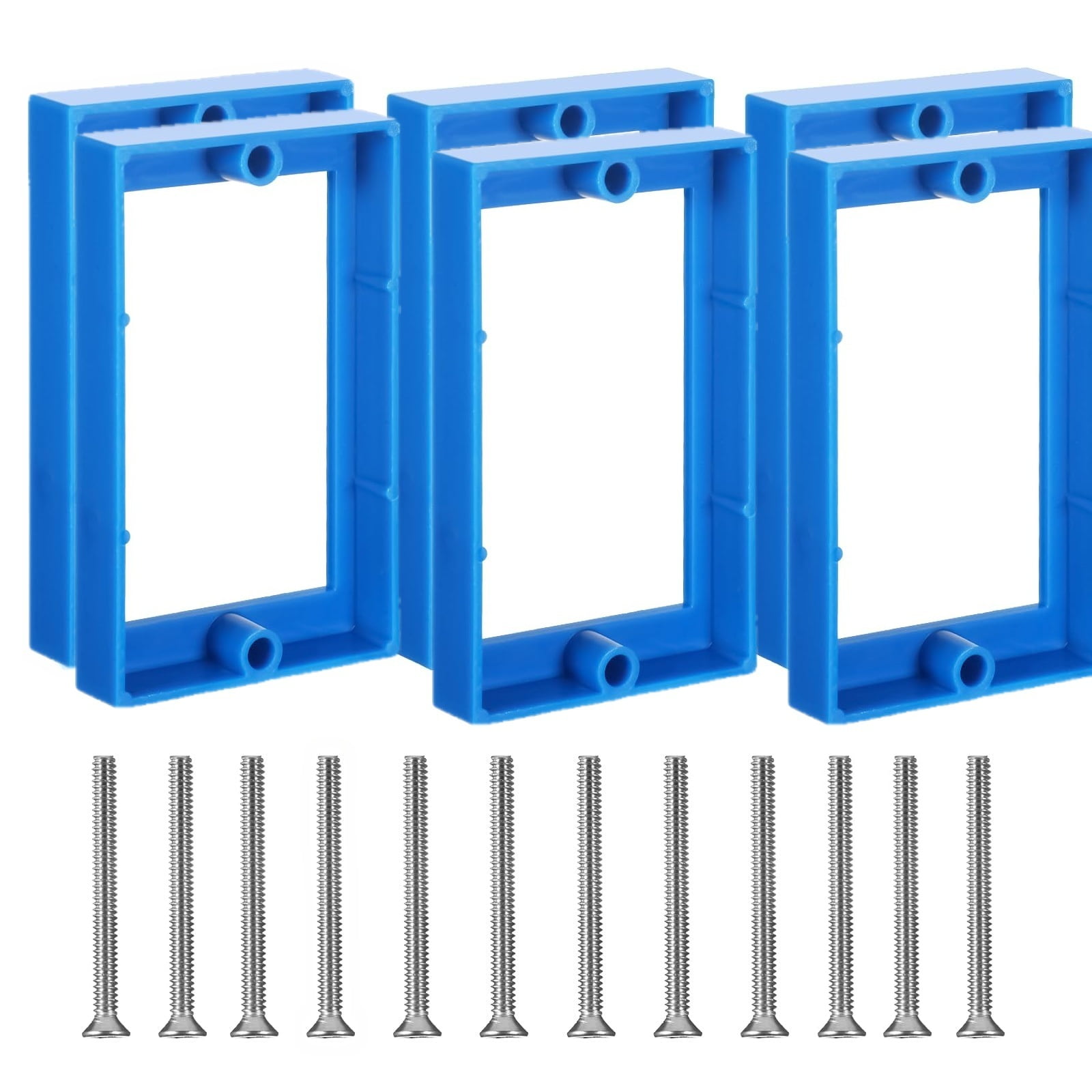 6Pcs Electrical Box Extender with 12 Screws, 3.66in Outlet Box ...