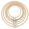 Craft County Wooden Embroidery Hoops - High Quality Needlepoint Tool ...