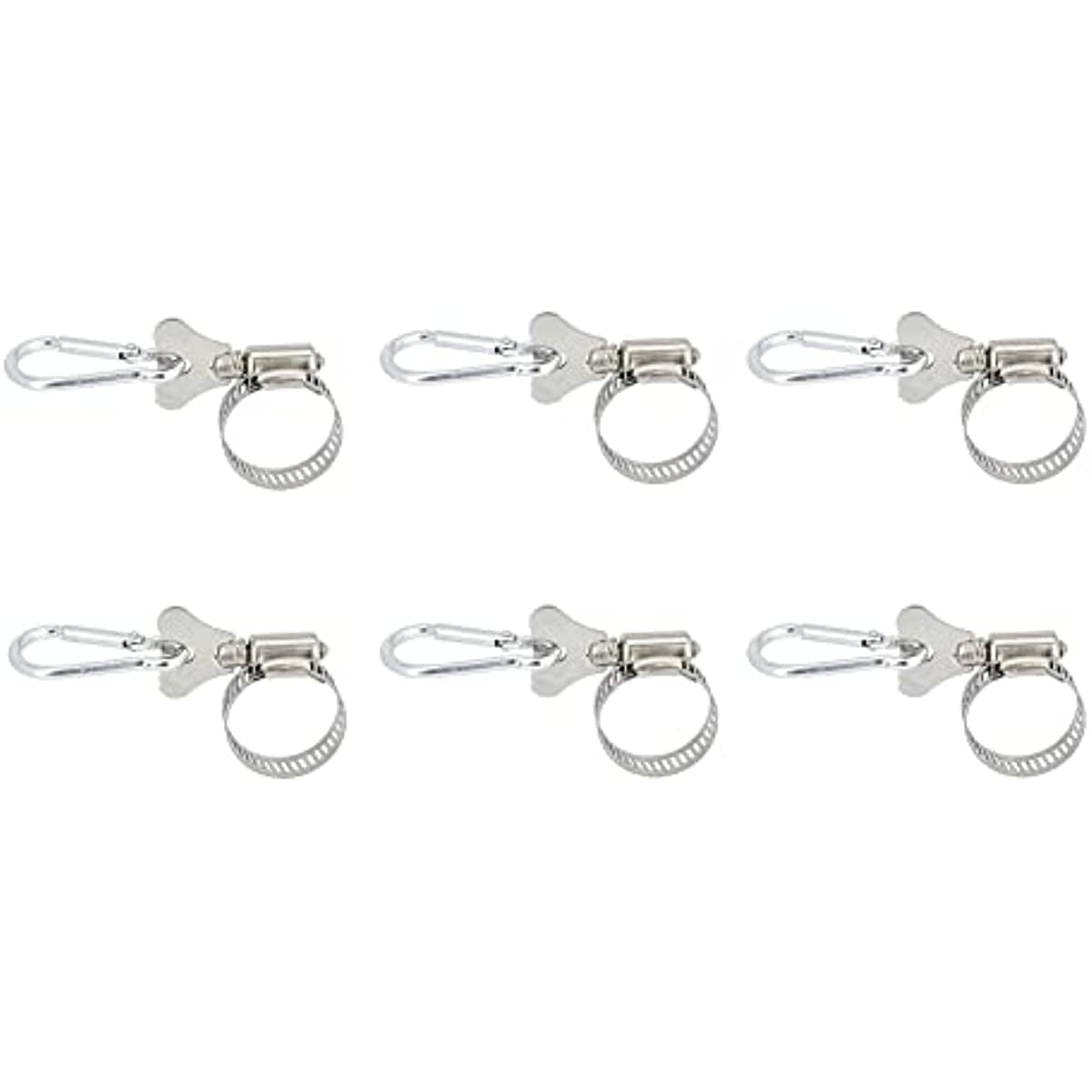 6Pcs Fastener Flagpole Mounting Rings and 6pcs Stainless Steel Boat ...