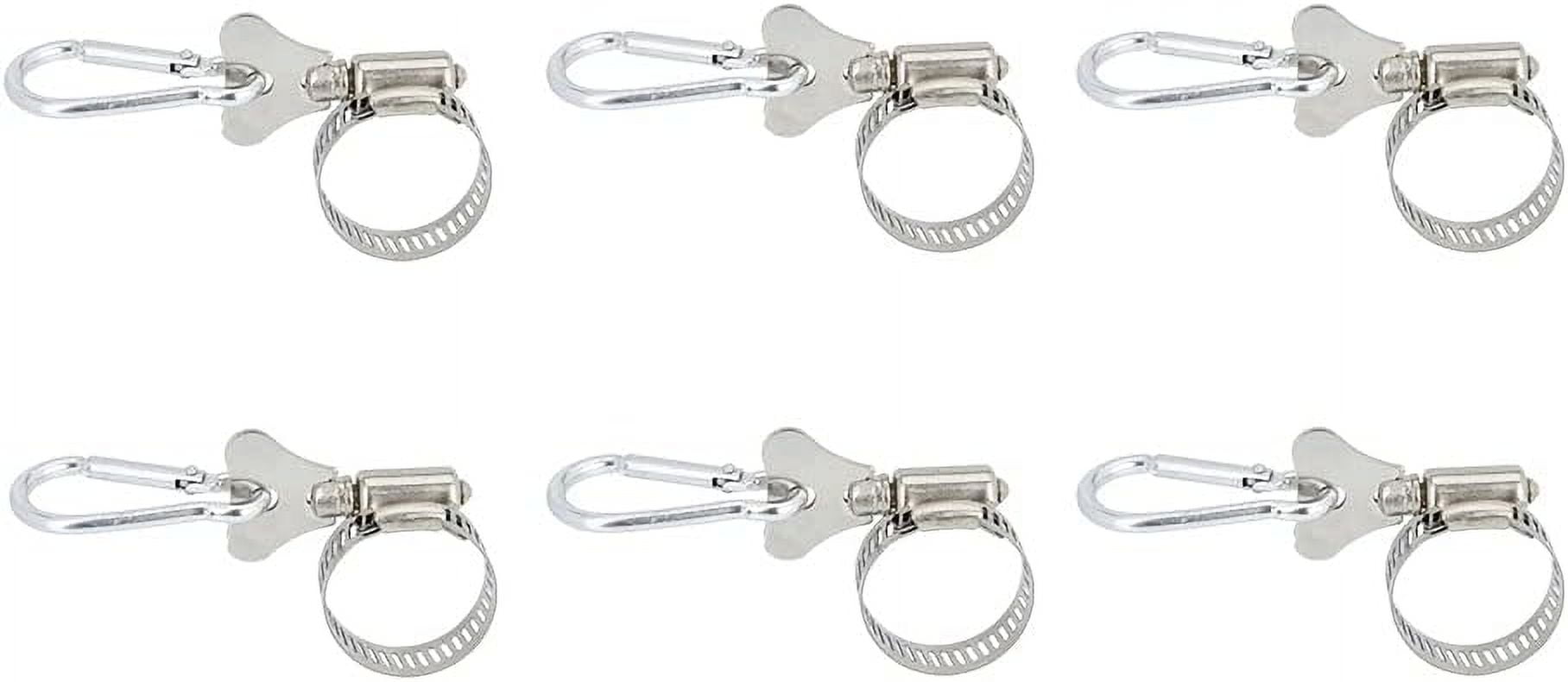 6Pcs Fastener Flagpole Mounting Rings and 6pcs Stainless Steel Boat ...