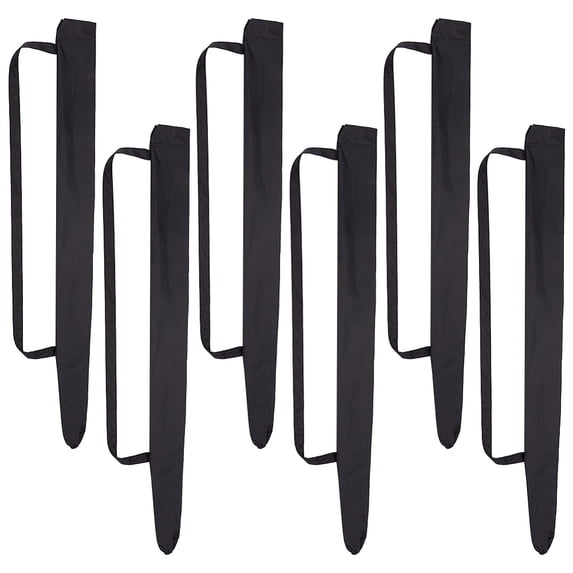 6Pcs Fiber Umbrella Backpack Cover Black 780x80x0.5mm for making ...