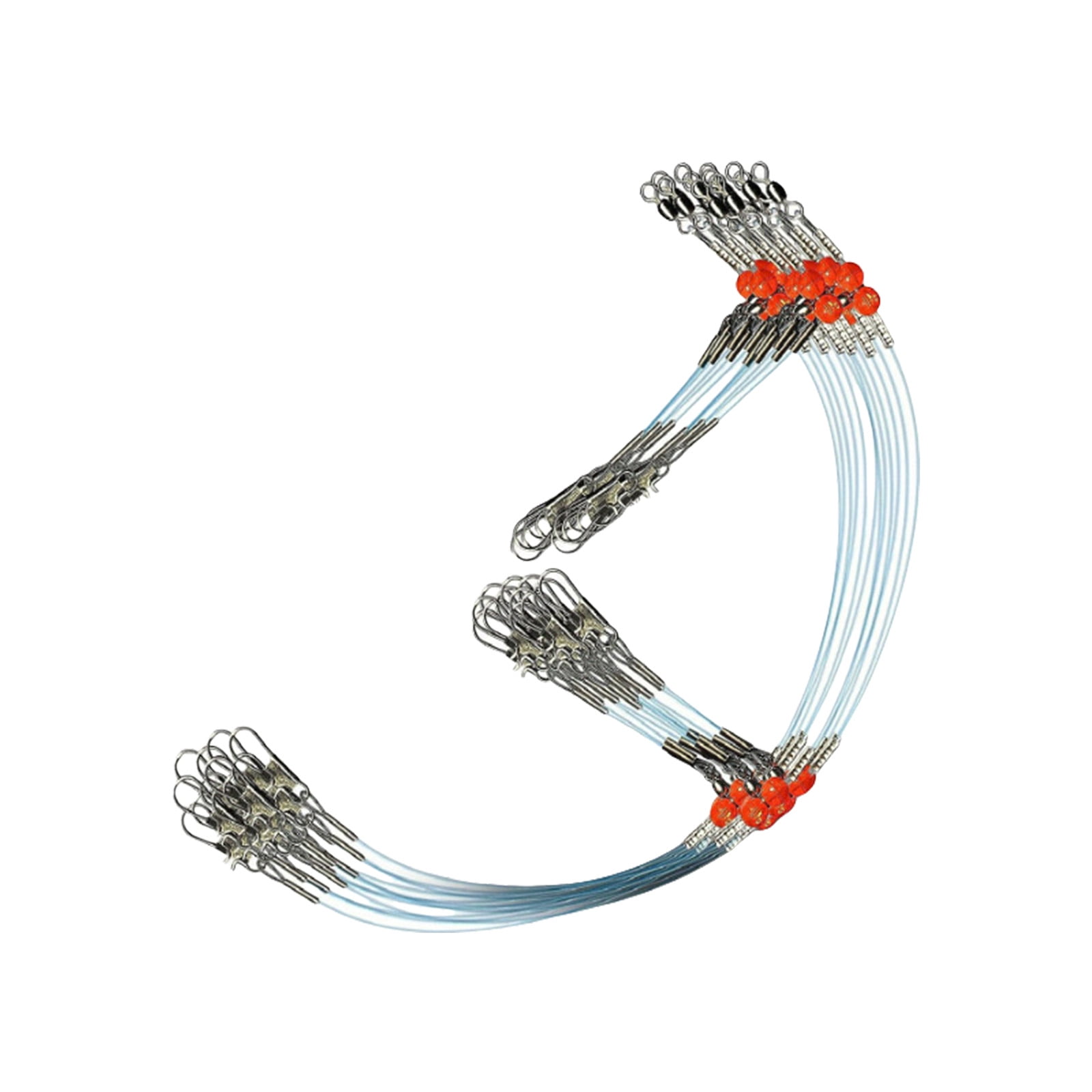 6Pcs Fishing Fishing Rigs High Strength Fishing Wire Leader Line with ...