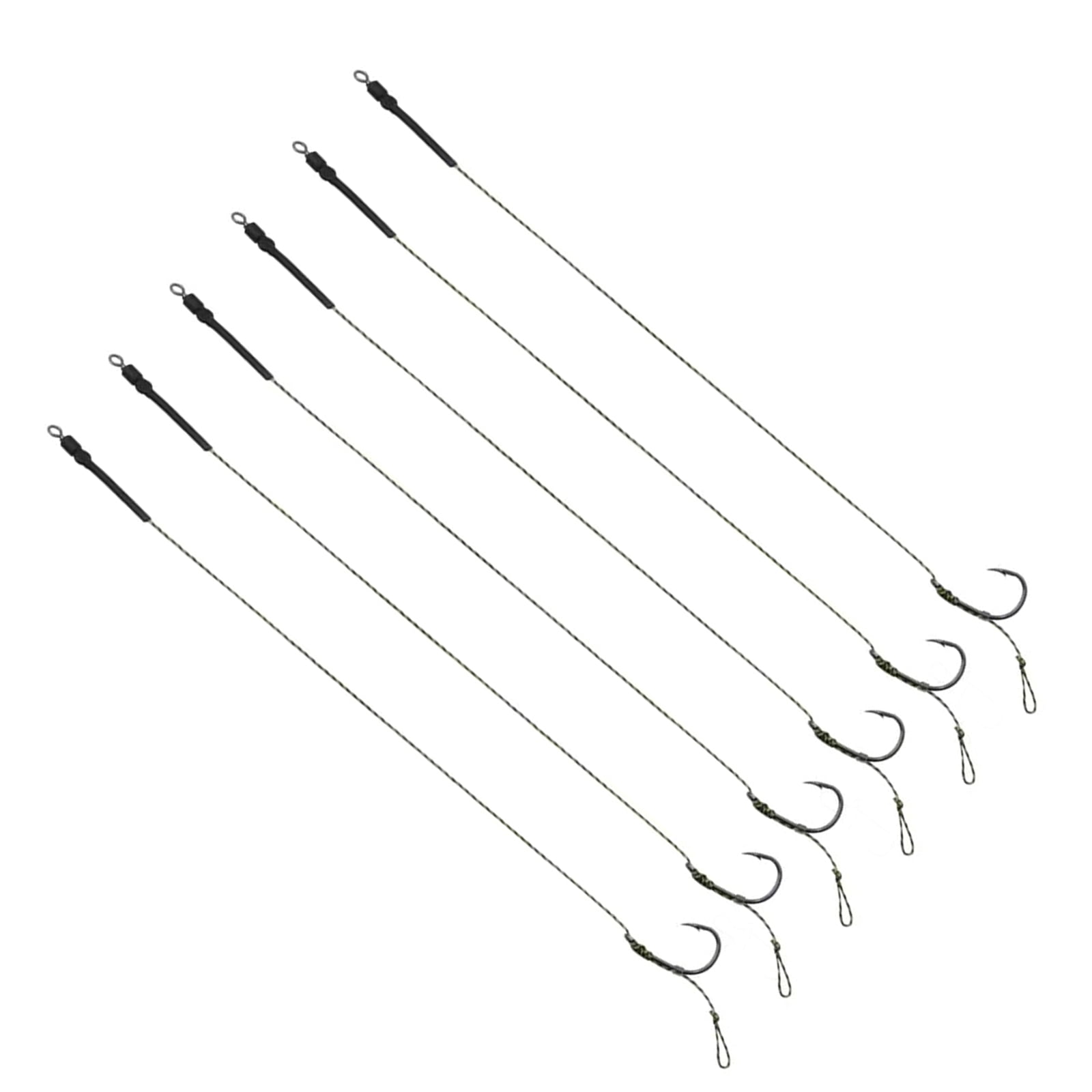 6Pcs Fishing Hook Professional Link Tied Hook Fishing Accessory Tied ...