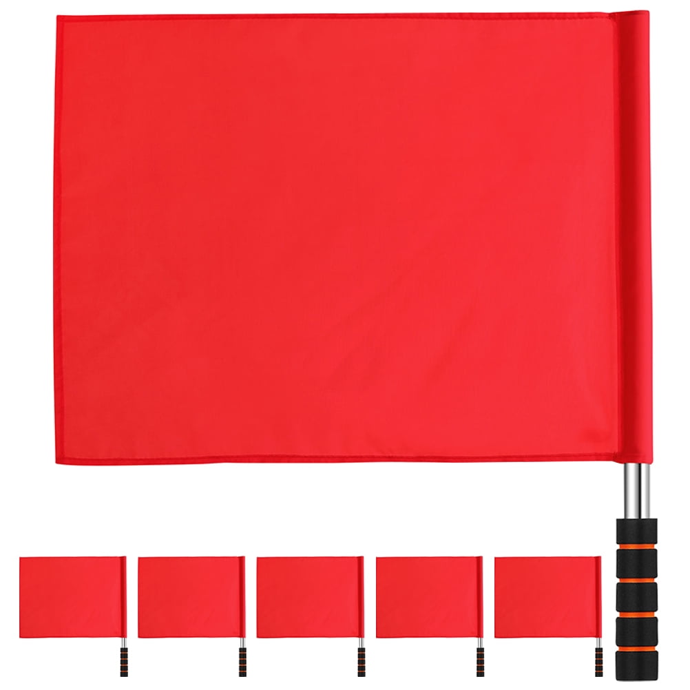 6Pcs Flags Traffic Signal Flags Referee Warning Signal Flags Sports Accessory - Walmart.com