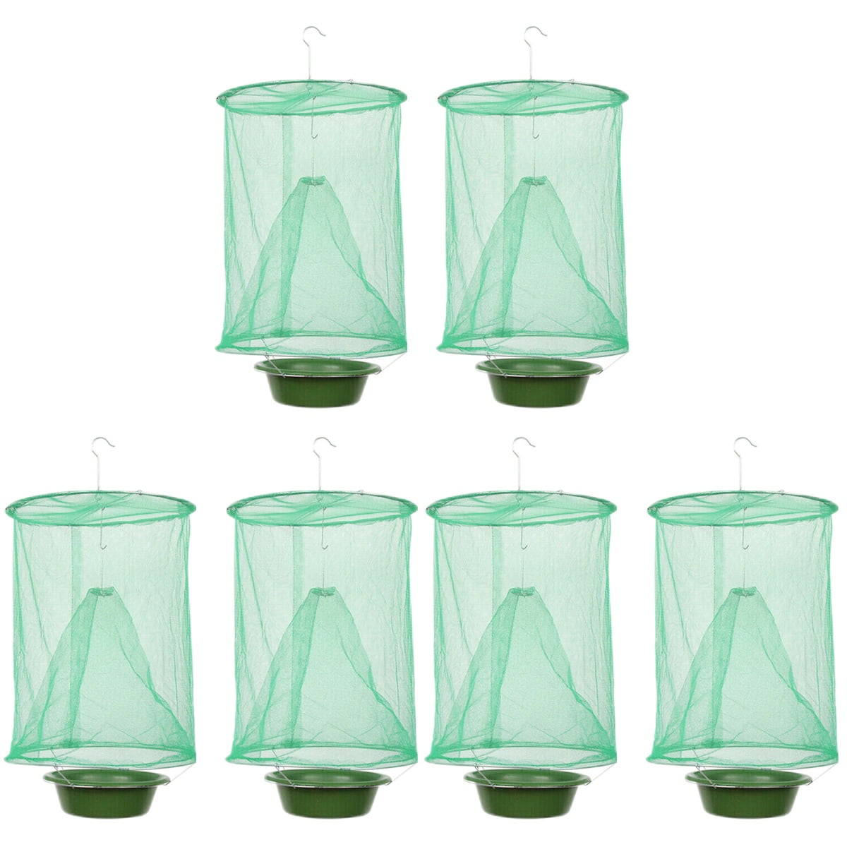 6Pcs Fly Traps Outdoor Hanging,Fly Catching Cages Fly Catching Trap ...