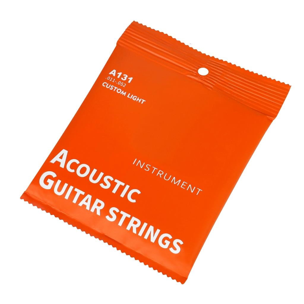 6Pcs Folk Guitar Steel String Acoustic Guitar Strings for 6 String ...
