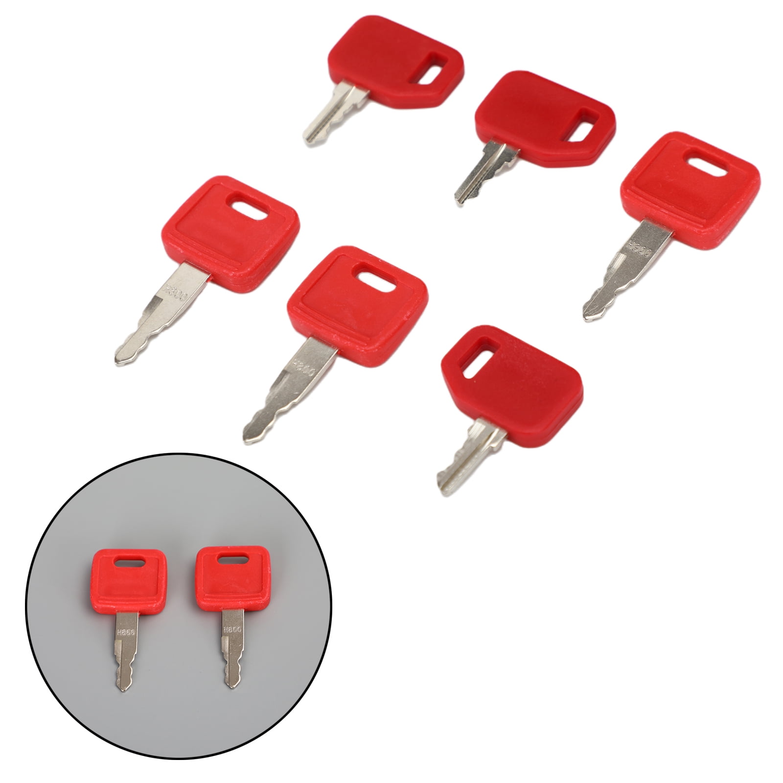 6Pcs For John Deere Heavy Equipment Ignition Excavator Loader Dozer ...