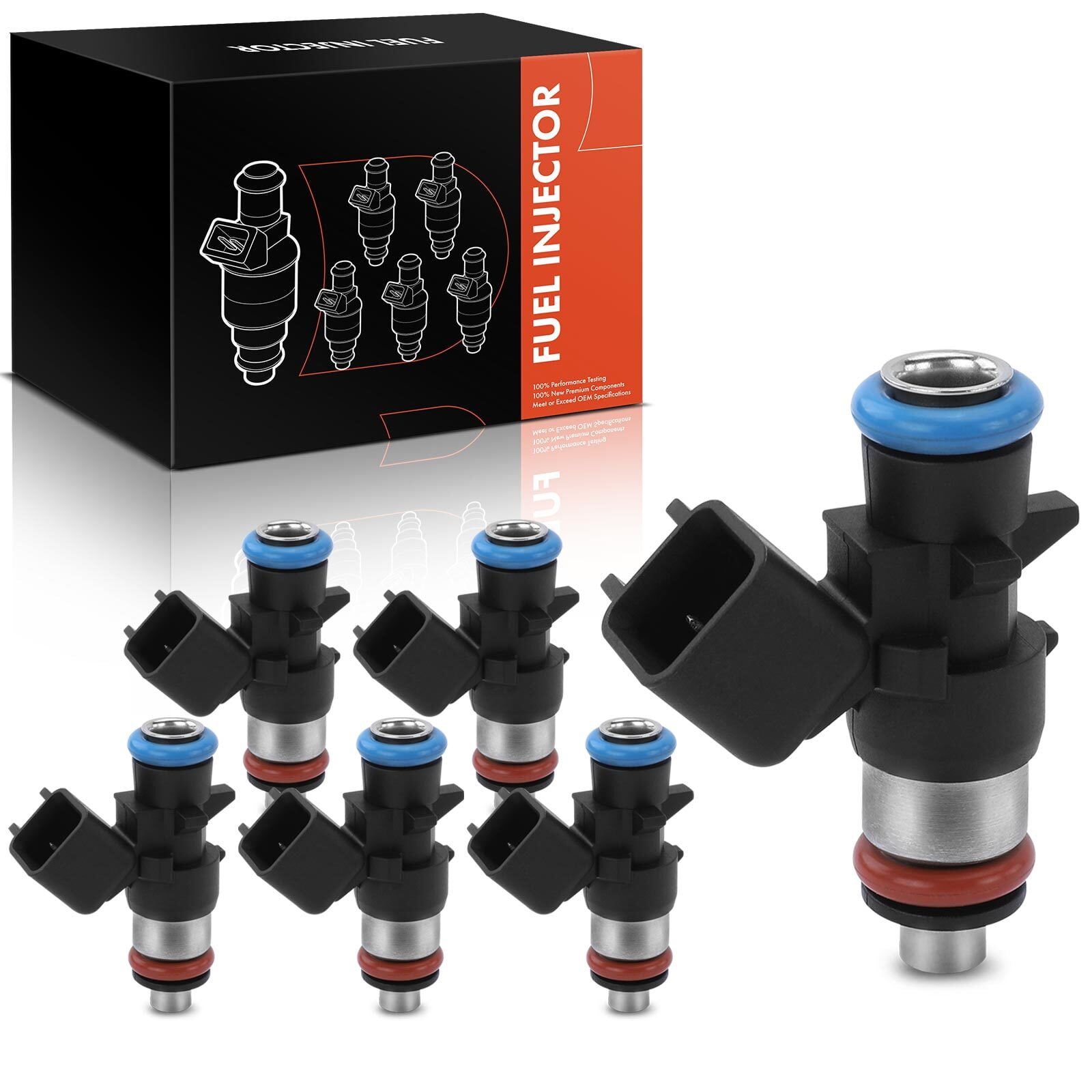 6Pcs Fuel Injector for Jeep Grand Cherokee Dodge Grand Caravan Chrysler ...