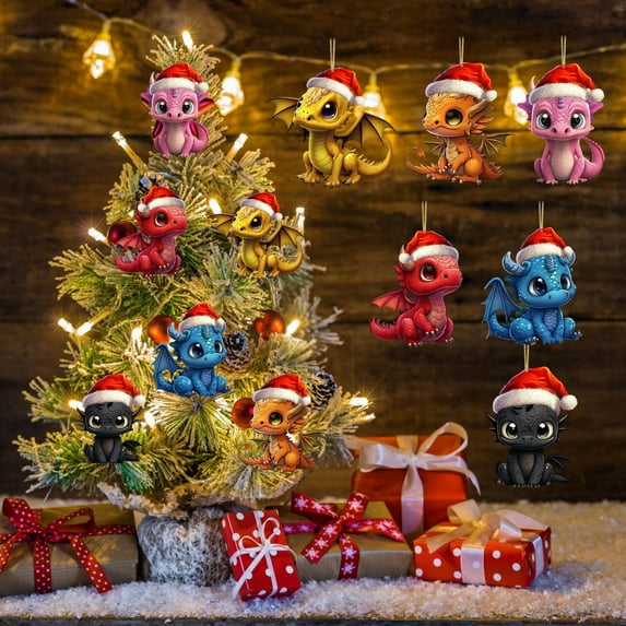 6Pcs Funny Cute Baby Ornament Christmas Ornaments Christmas Tree ...