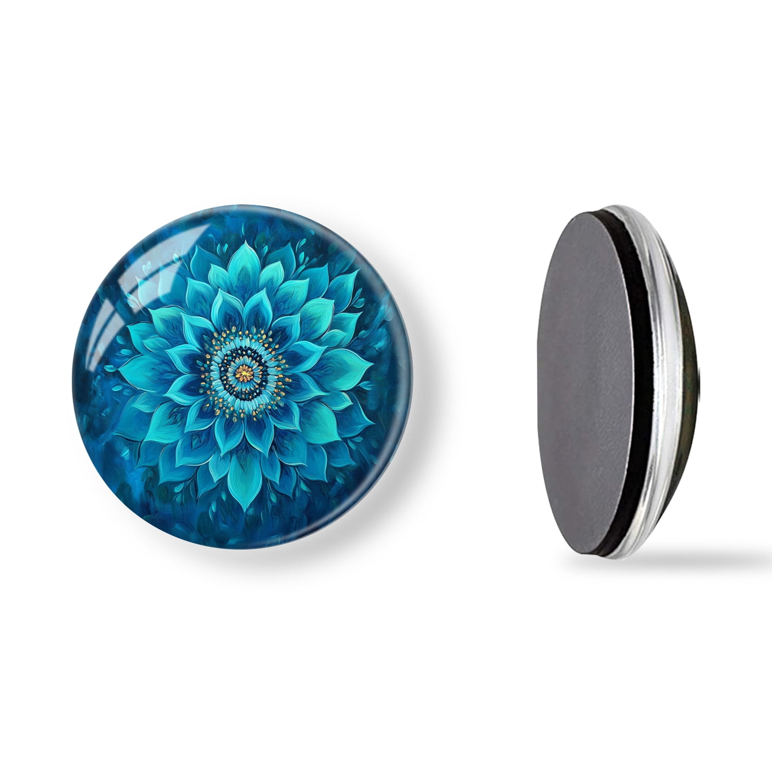 6Pcs Glass Refrigerator Magnet Magnetic Fridge Sticker,Decor for ...