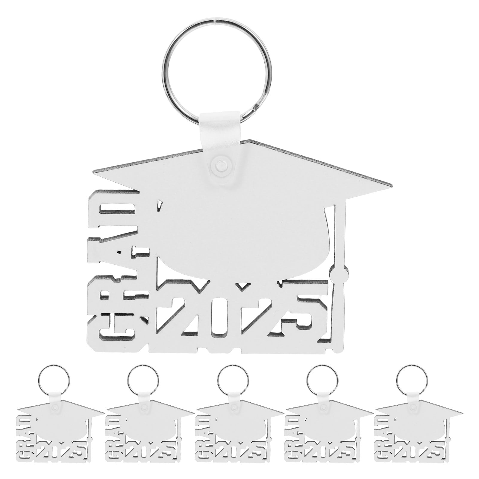 YEAHIBABY graduation Keychains 2025 Sublimation Blanks for DIY Craft ...