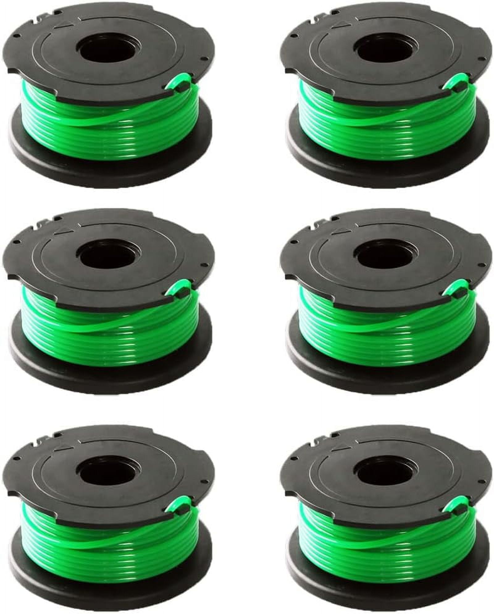 6Pcs Green Trimmer Spool Lines for Black & Decker GL7033 GL8033 GL9035 ...