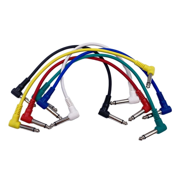 6Pcs Guitar Patches Cable Replacement Guitar Pedal Cable Effect Cable ...