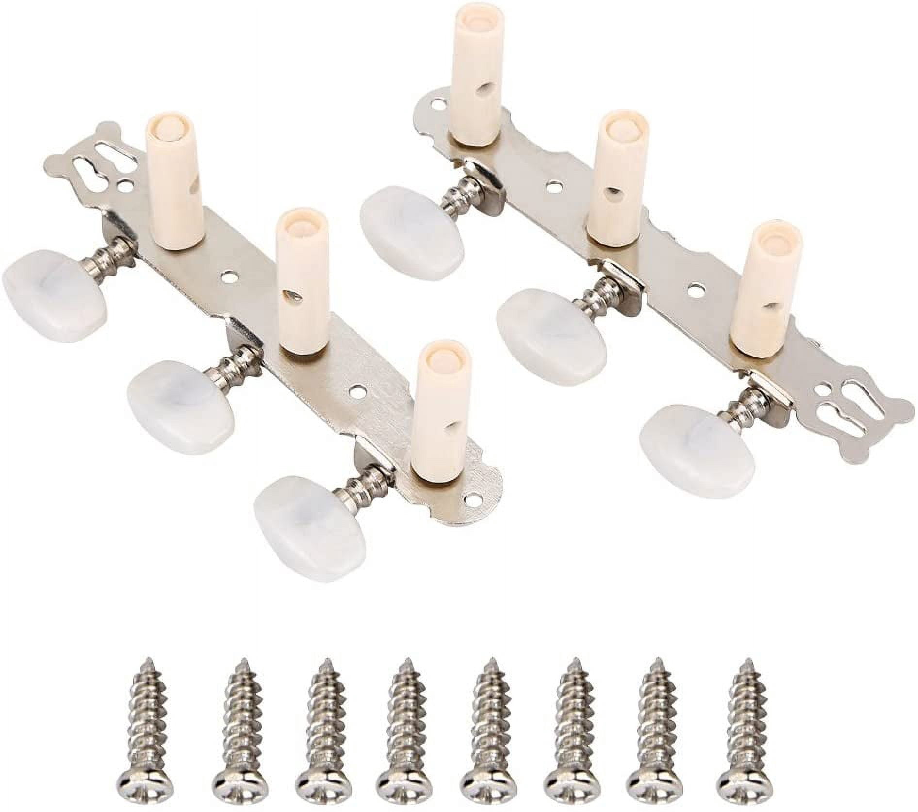 6Pcs Guitar Pegs, 3R 3L String Tuning Key Pegs Metal Tuners for Classic ...